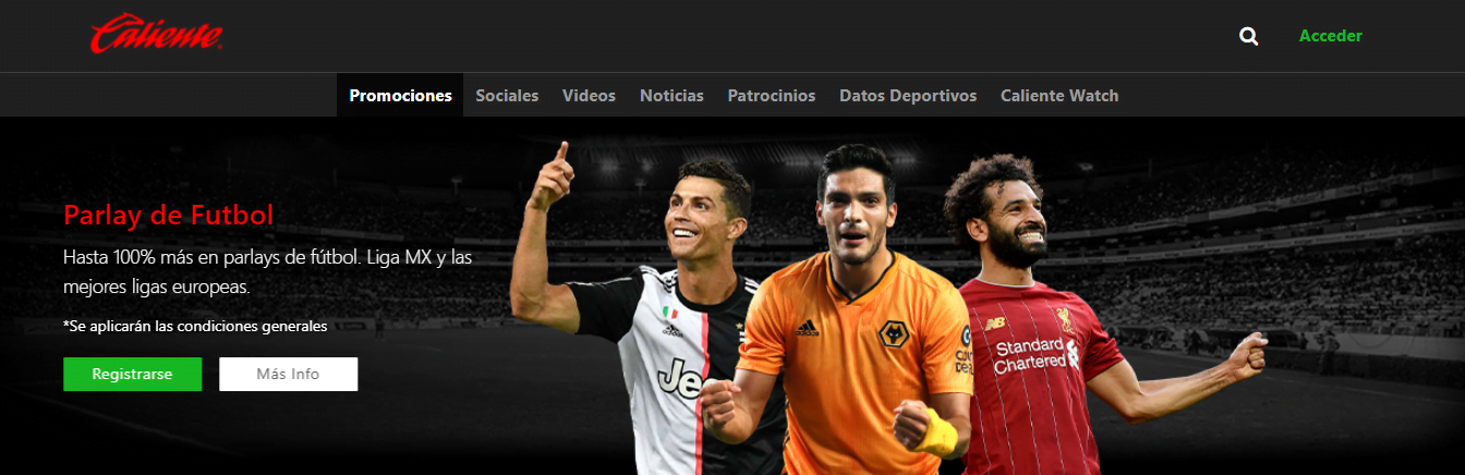 Caliente Parlays ¿Cómo hacer apuestas combinadas?