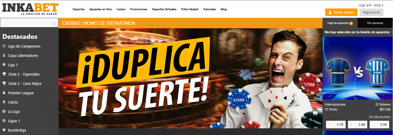 Inkabet Bono » Hasta S/400 EXTRA para Ruletas - Bonos sin Deposito de Apuestas