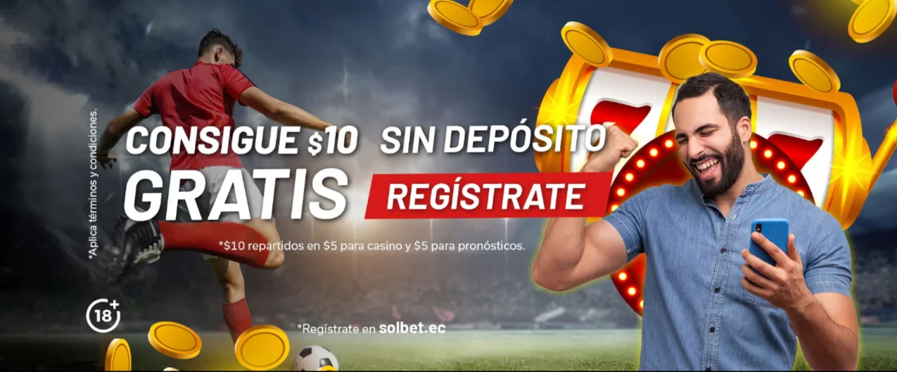 SOLBET Bono SIN Deposito | ¡10 USD por Registro! - Bonos sin Deposito de Apuestas